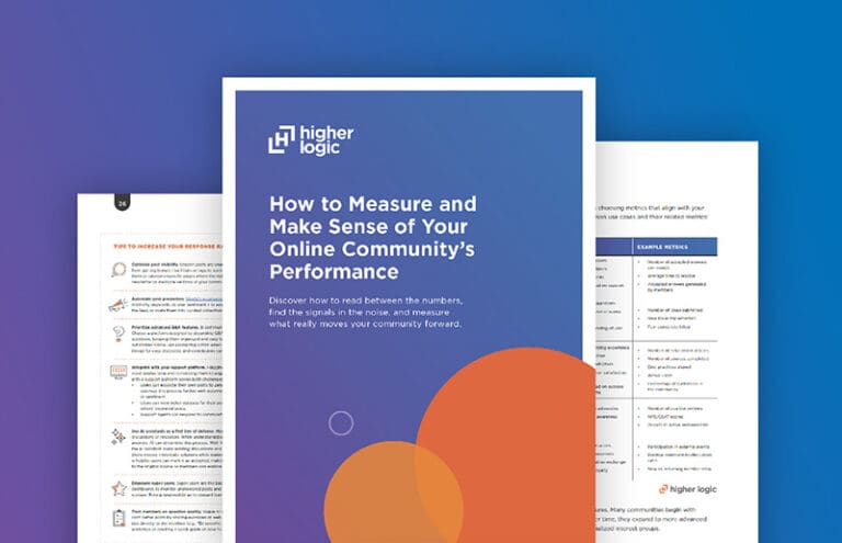 How to measure and make sense of your online community's performance